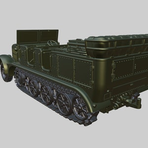 Breda 61 Artillery Tractor - Italian Army - 28mm Scale - Wargame3d - Etsy