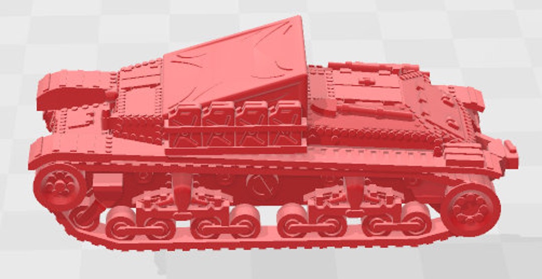 PZ35T - Morserzugmittle 35t - R2 - R2 TACAM W/turret for Types - 1:100 ...