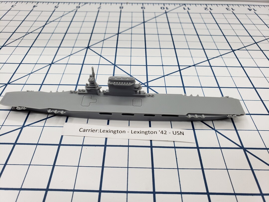 Carrier - Lexington - USN - Wargaming - Naval Miniature - Tabletop ...