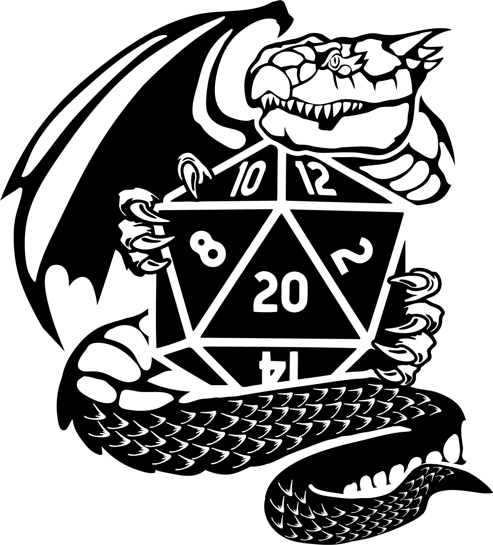 Dungeons and Dragons Class Icons With D20 Multiple Designs | Etsy