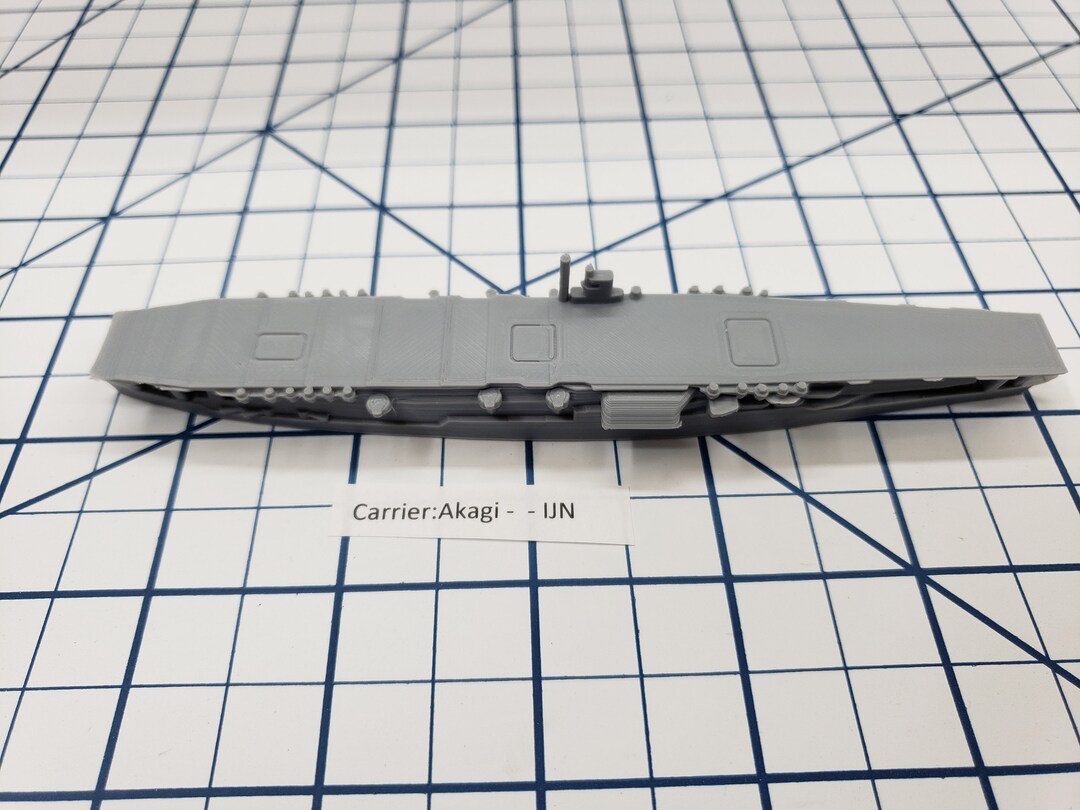 Carrier - Akagi - IJN - Wargaming - Naval Miniature - Tabletop Games ...