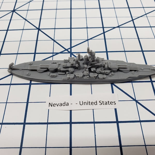 Battleship North Carolina US Navy Wargaming Naval Miniature Tabletop ...