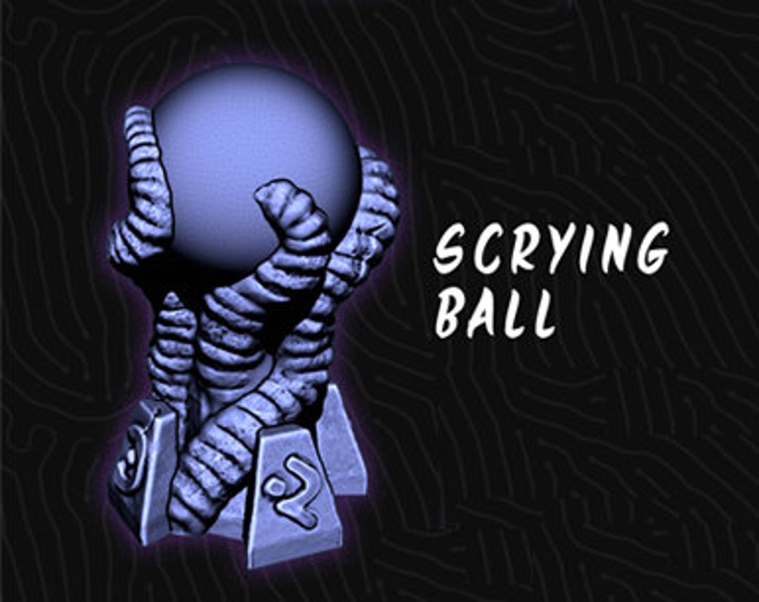 Scrying Ball Part of A Den of Alien Evil Collection DND Pathfinder ...