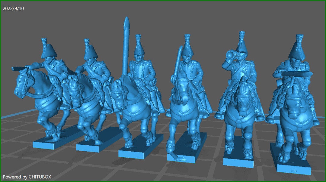 Dutch Carabiniers 1814-15 - 6 Minis - Small 15mm Epic Size - War Games ...