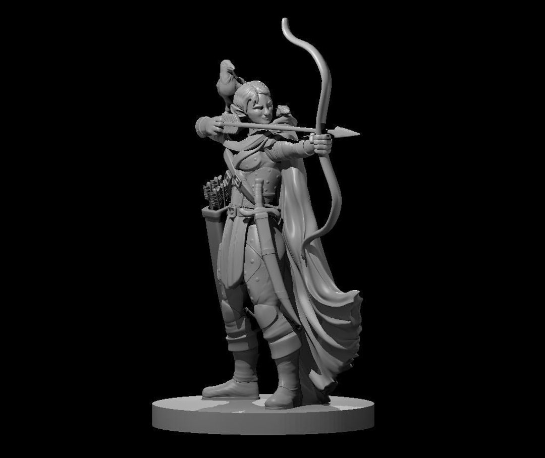 Firbolg Female Ranger DND Pathfinder Dungeons & Dragons RPG Tabletop ...