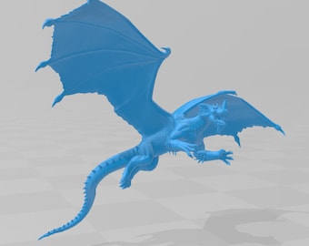 Ancient Blue Dragon Mini - Etsy