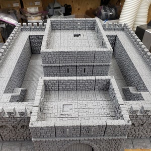 Massive Castle Fortress - Dragonlock - DND - Pathfinder - RPG - Dungeon ...