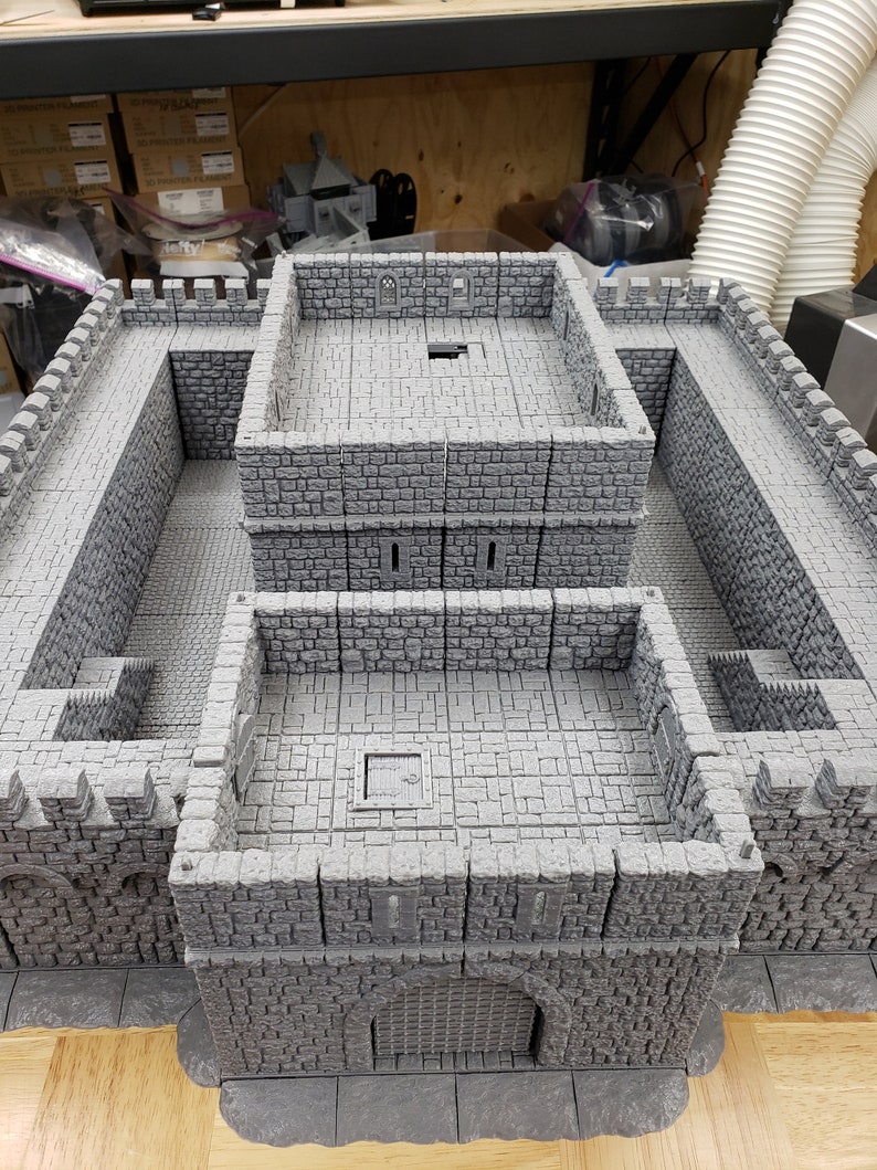 Massive Castle Fortress - Dragonlock - DND - Pathfinder - RPG - Dungeon ...