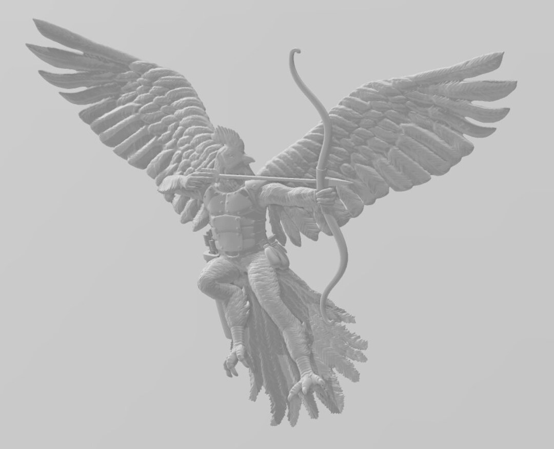 Rooster Aarakocra Ranger - DND - Pathfinder - Dungeons & Dragons - RPG ...
