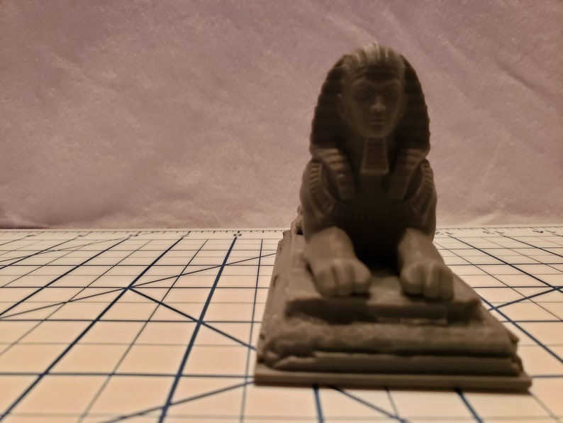 Sphinx Statue - Openforge - DND - Pathfinder - RPG - Dungeon & Dragons ...
