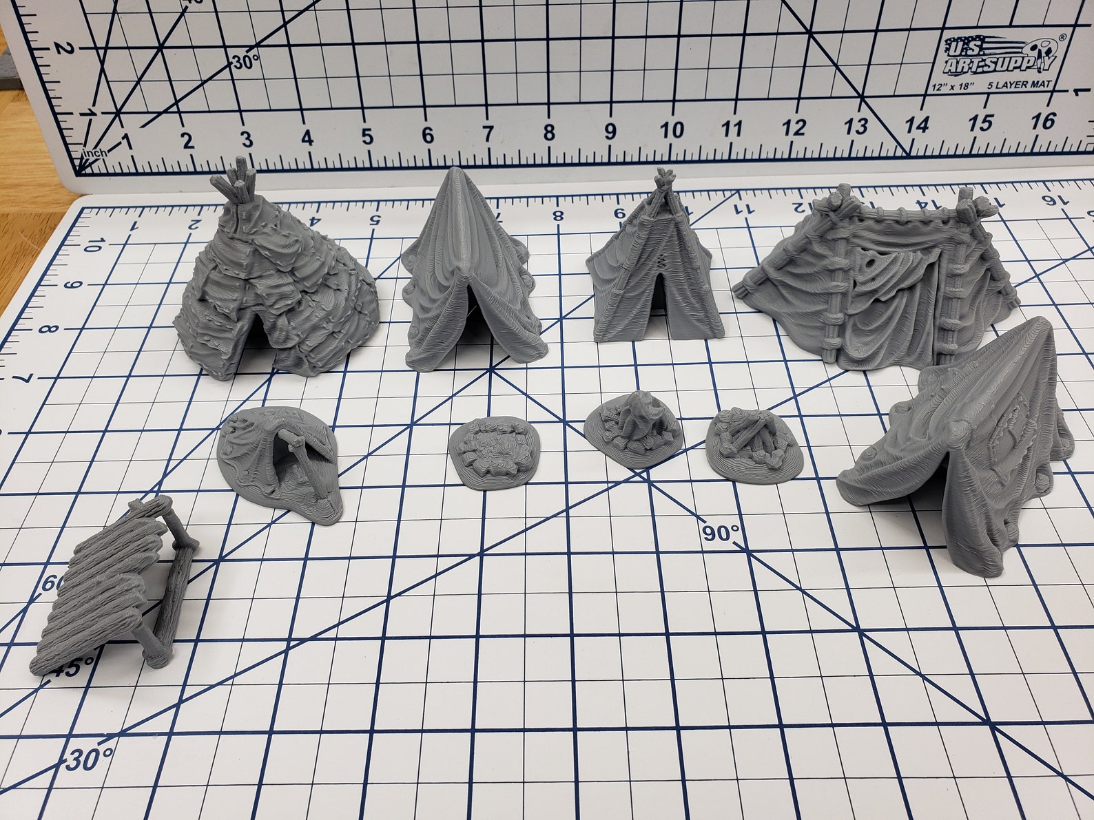 Tent Set DND Pathfinder RPG Dungeon & Dragons - Etsy