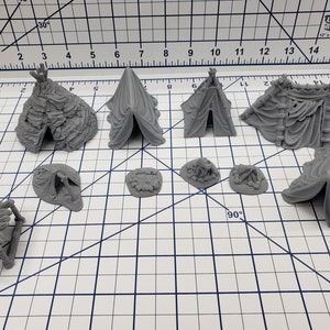 Tent Set DND Pathfinder RPG Dungeon & Dragons Tabletop Role Playing ...