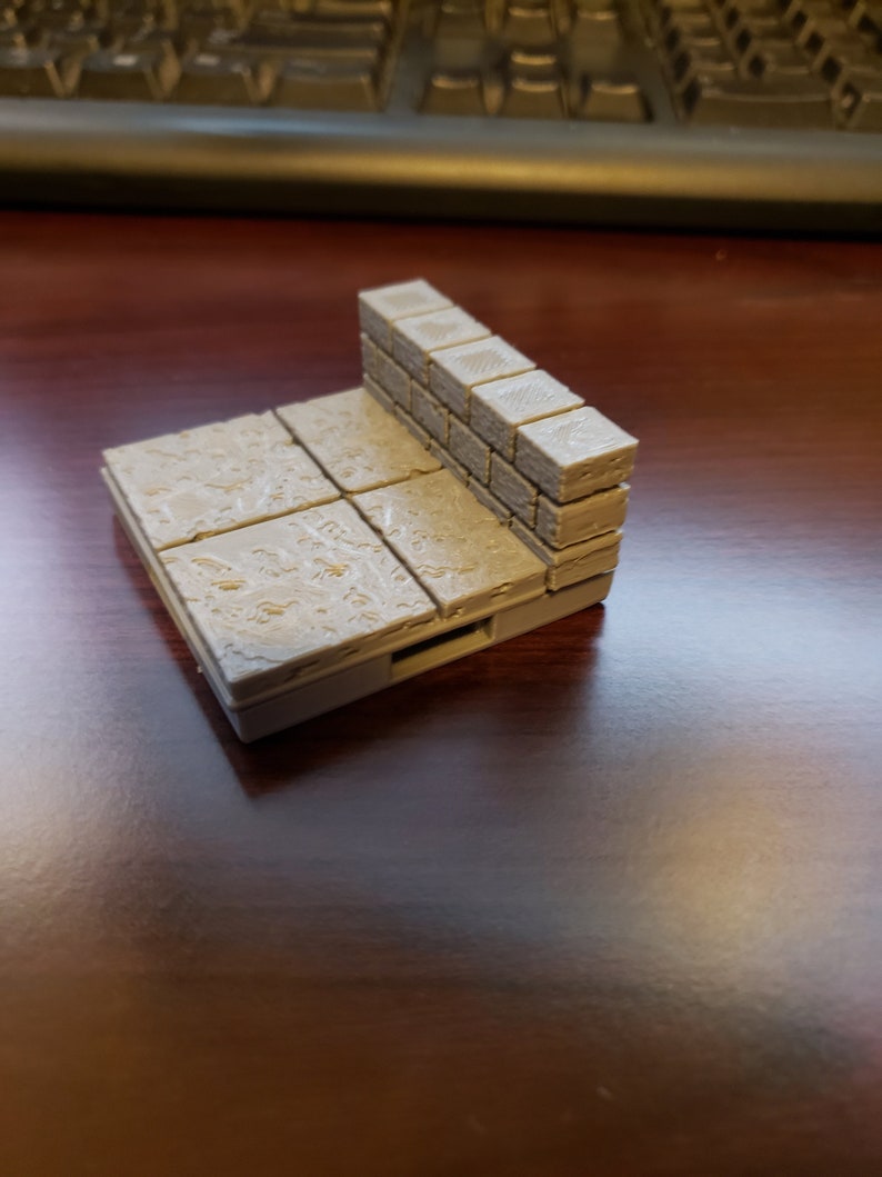 Cut Stone Low Wall Tiles Openlock or Dragonlock Openforge - Etsy