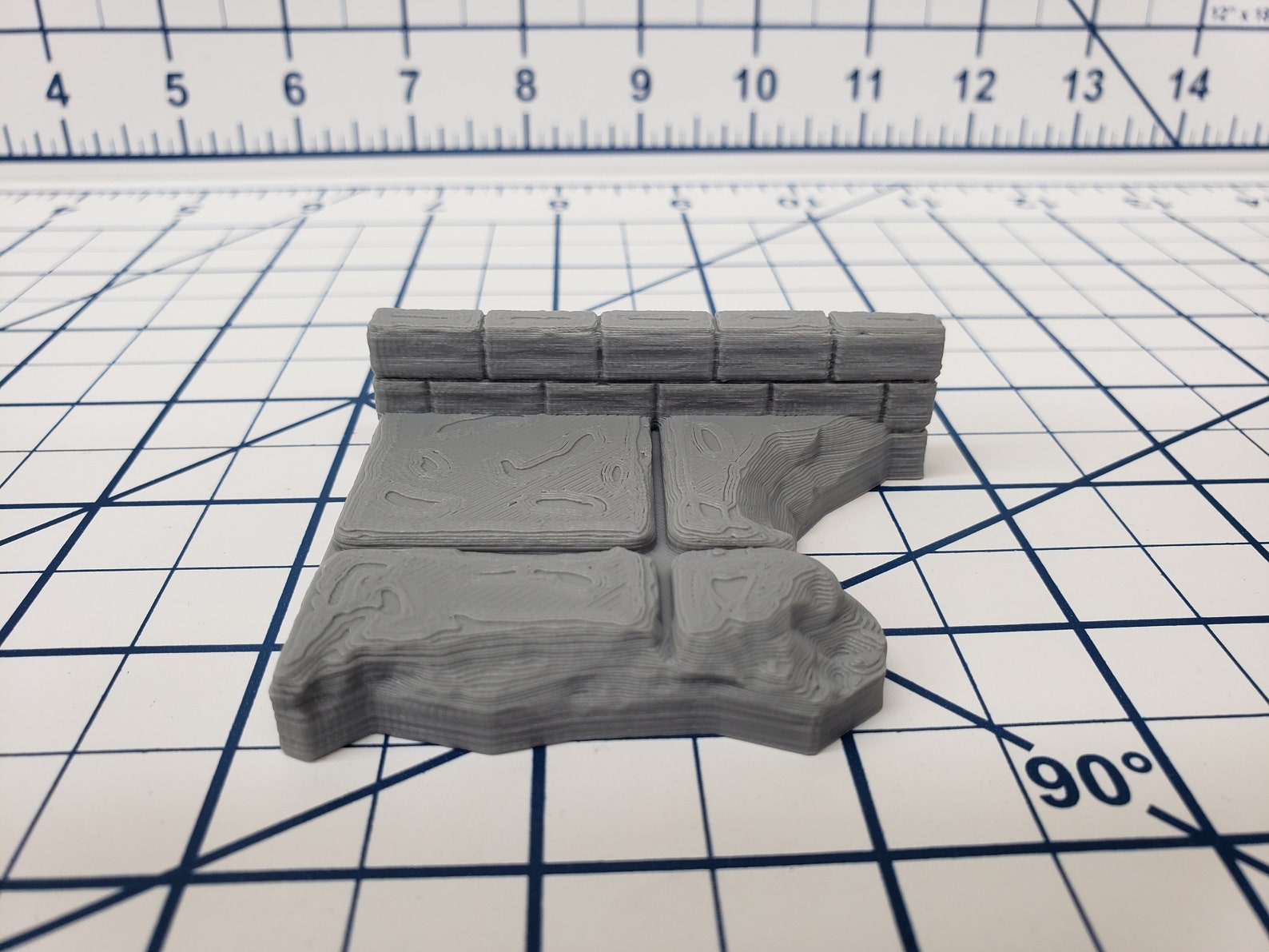 Chasm Wall Tiles - EC3D - DND - Pathfinder - Dungeons & Dragons - RPG ...