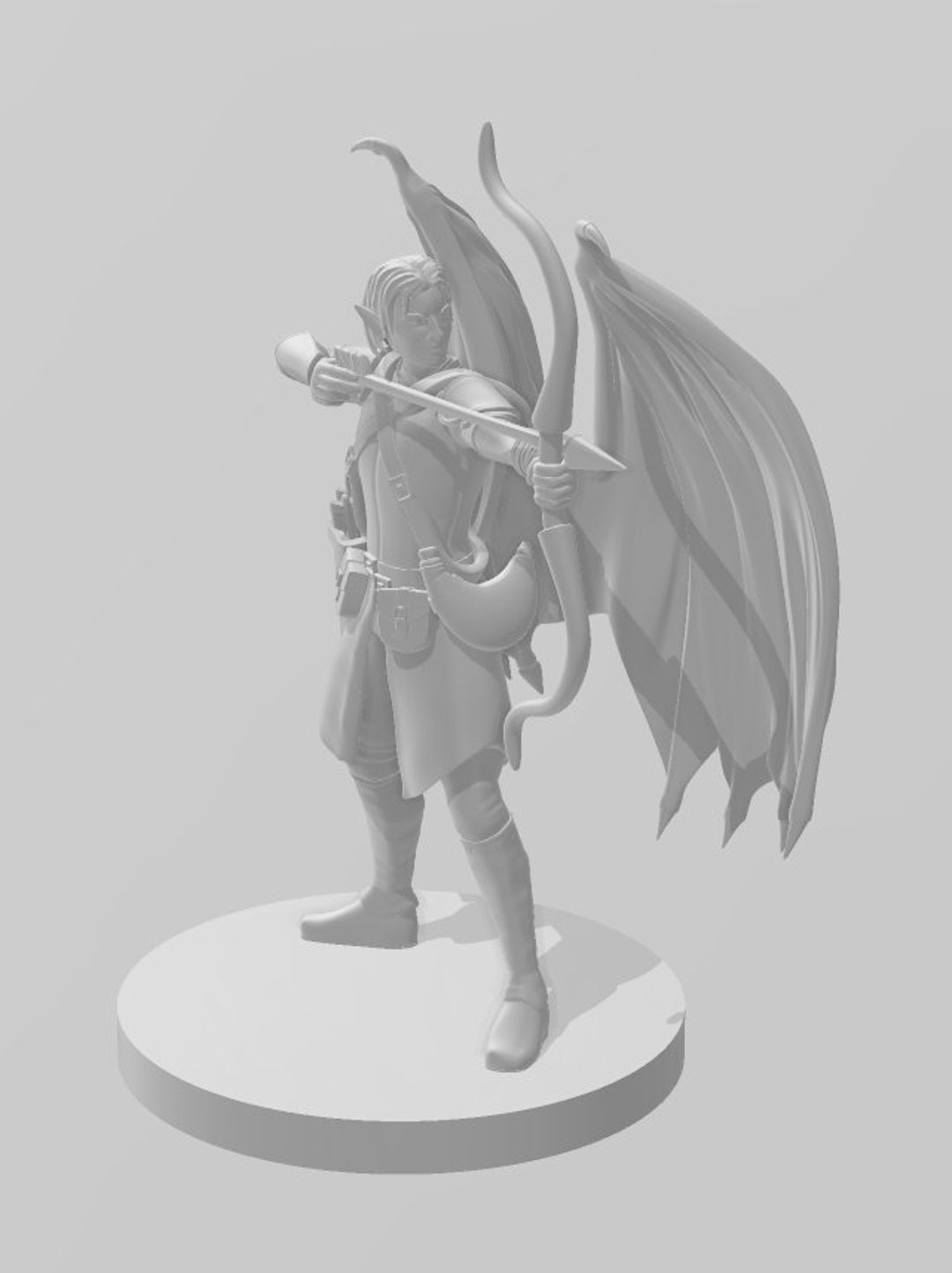 Elf Female Draconic Winged Ranger - DND - Pathfinder - Dungeons ...