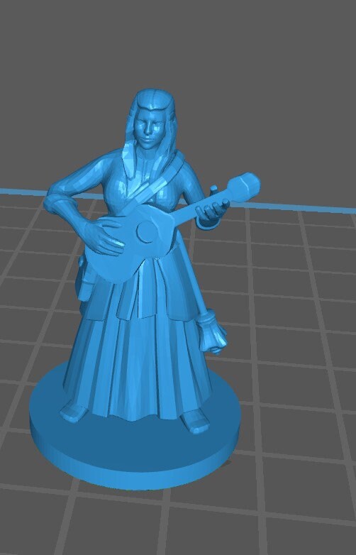 Elf Bard Mini DND Pathfinder Dungeons & Dragons RPG - Etsy