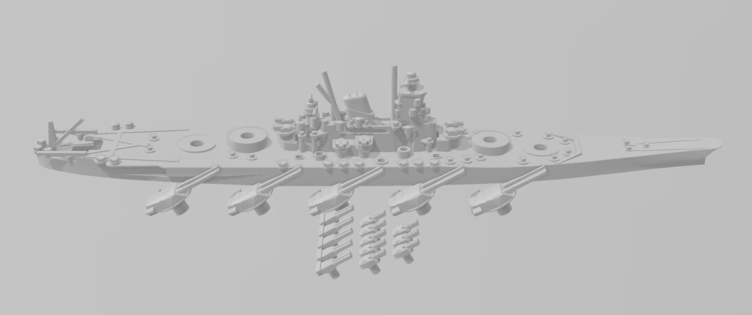 A-150 - V2 - IJN - Rotating Turret - Wargaming - Naval Miniature - Etsy