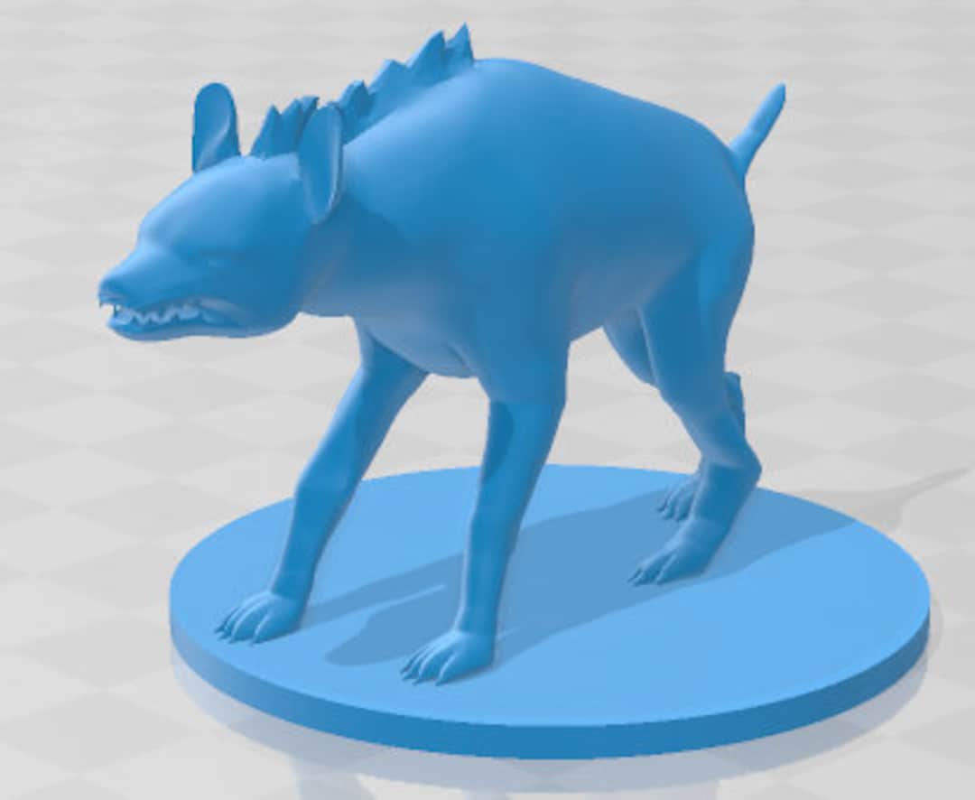 Hyena Mini - DND - Pathfinder - Dungeons & Dragons - RPG - Tabletop ...