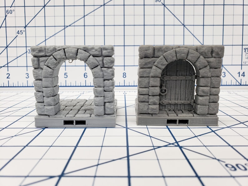 Castle Style Door Tile Dragonlock DND Pathfinder RPG - Etsy