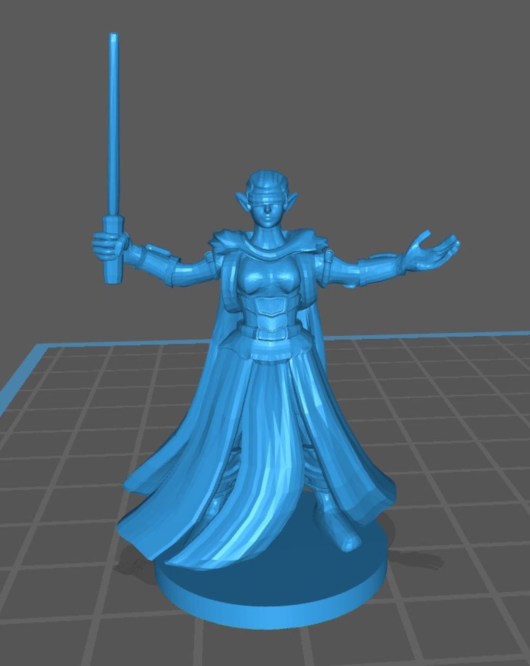 Elven Sorcerer Mini - DND - Pathfinder - Dungeons & Dragons - RPG ...