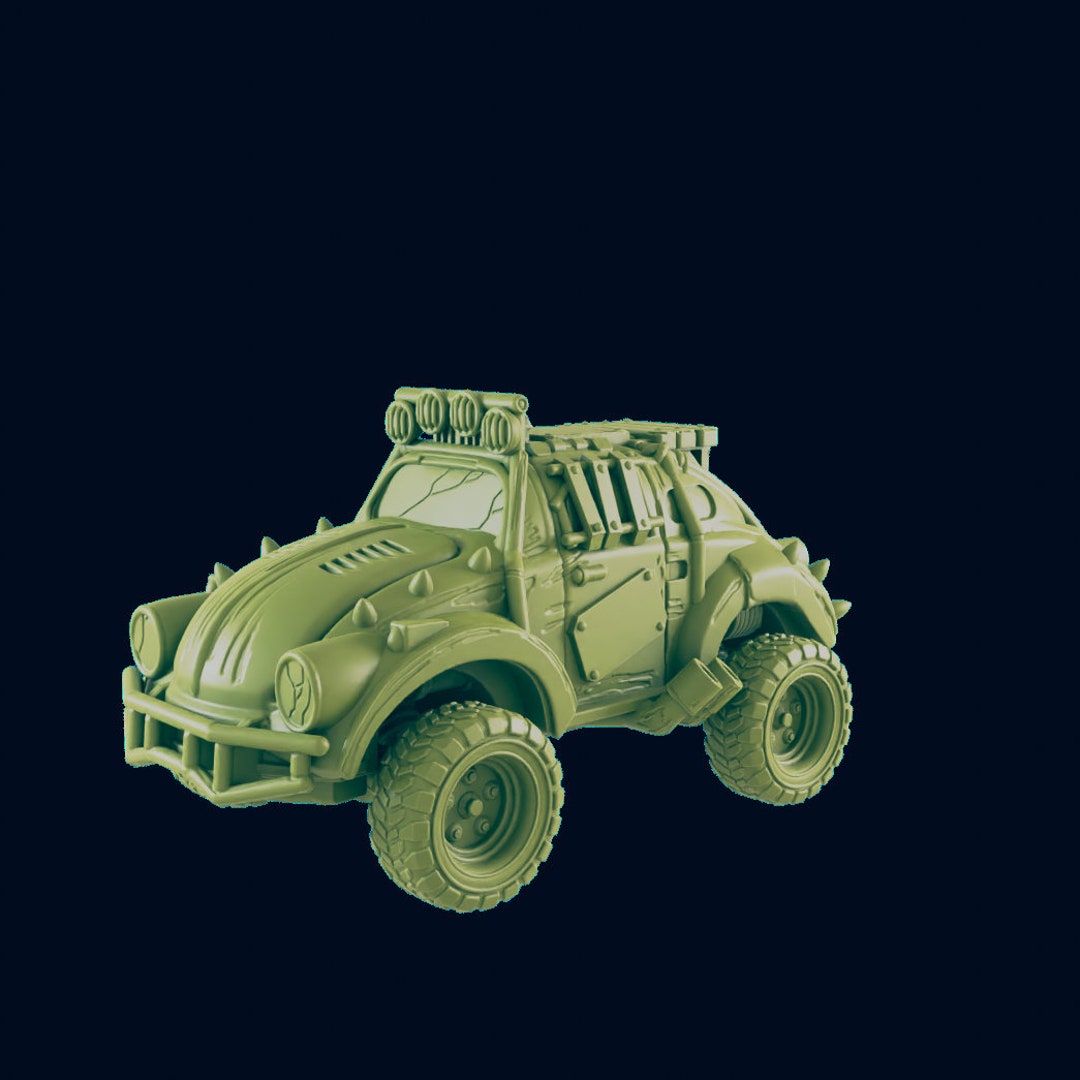 VW Beetle - Return to the Badlands - Scatter - EC3D - Cyber Punk ...
