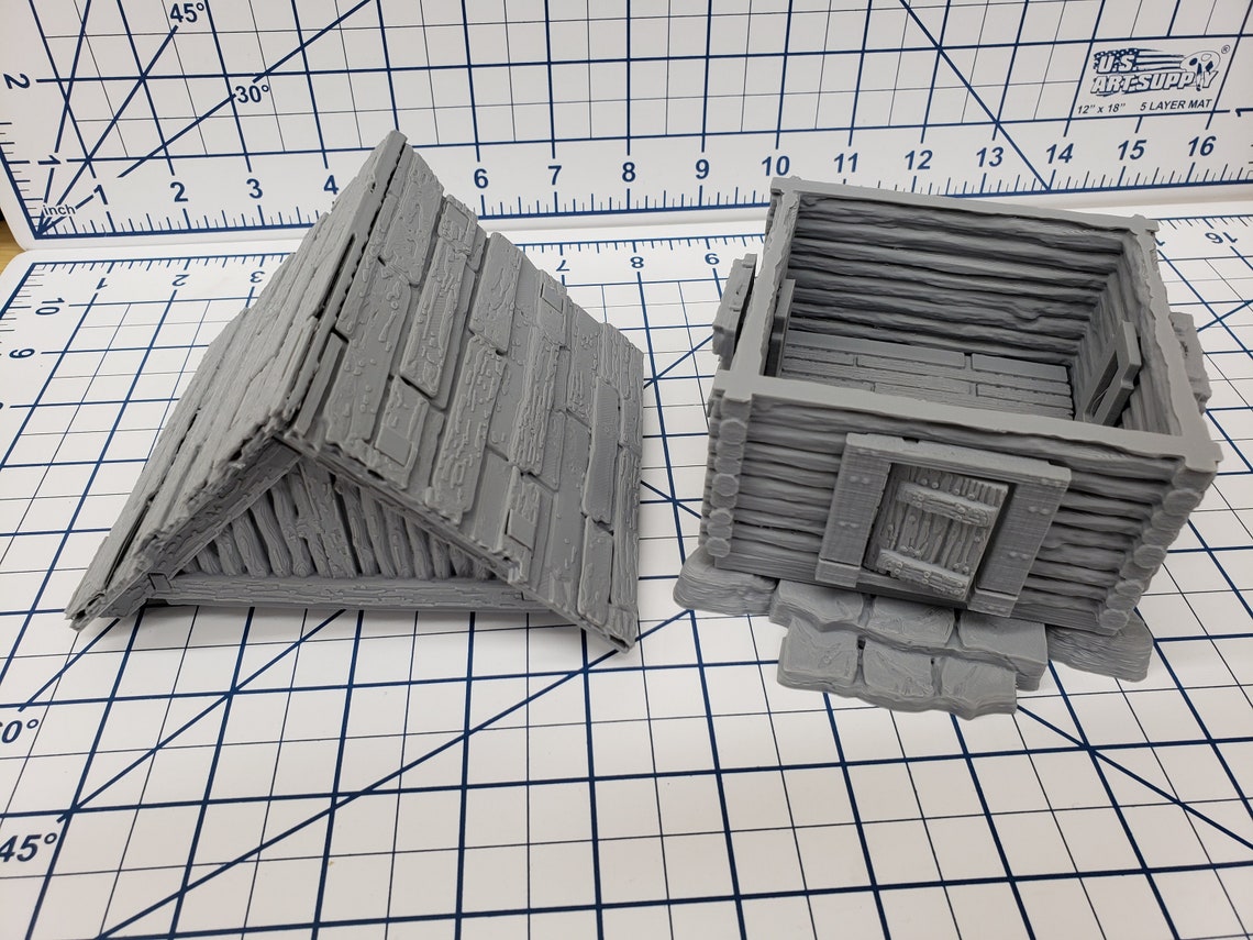 Small Cottage / House DND Pathfinder Dungeons & Dragons | Etsy