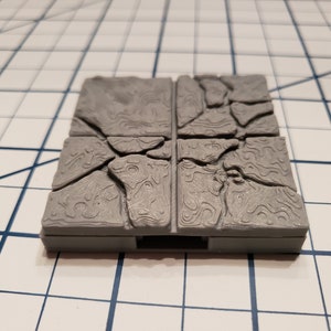 Rough Stone Floor Tiles - Openforge - Openlock - DND - Tabletop - RPG ...