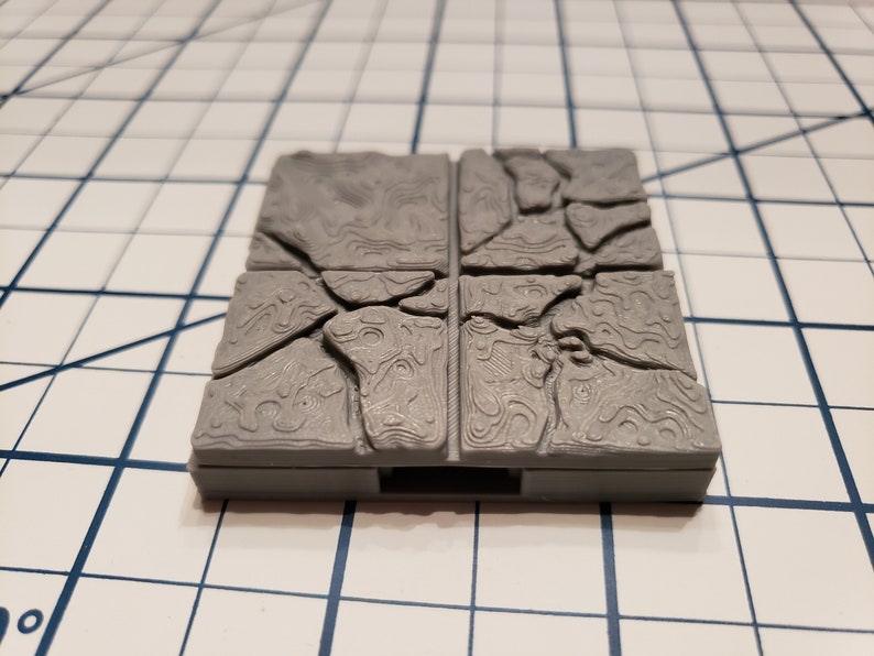 Rough Stone Floor Tiles Openforge Openlock DND - Etsy