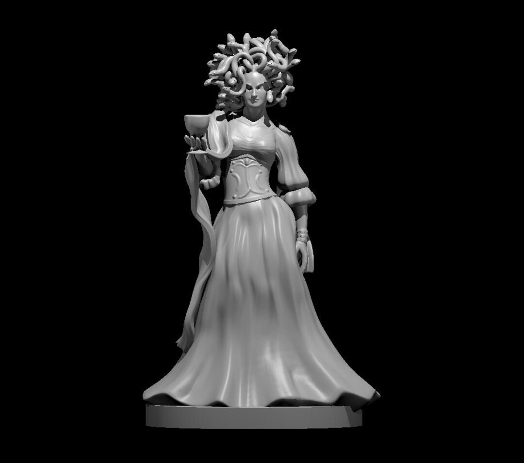 Medusa Mini - DND - Pathfinder - Dungeons & Dragons - RPG - Tabletop ...