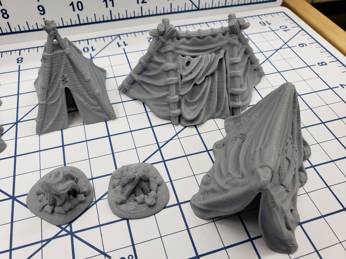 Tent Set DND Pathfinder RPG Dungeon & Dragons - Etsy