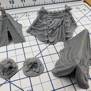 Tent Set DND Pathfinder RPG Dungeon & Dragons Tabletop Role Playing ...