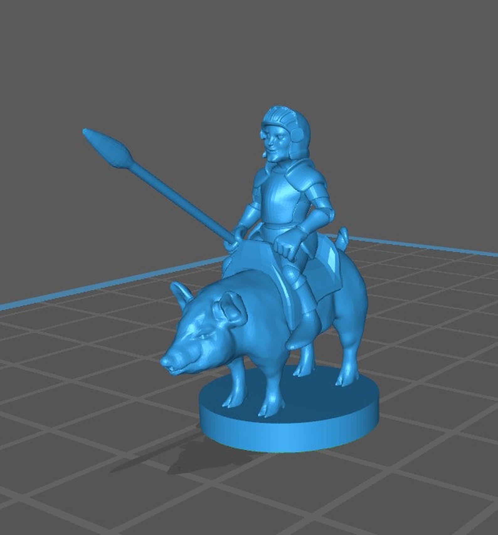 Halfling Cavalier Mini - DND - Pathfinder - Dungeons & Dragons - RPG ...