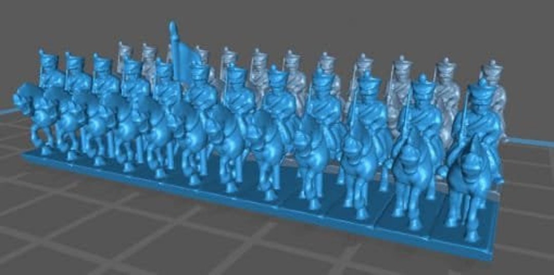 Napoleonic British Light Dragoons 1812 - Great for Table Top War Games and Dioramas - Resin 6mm ...