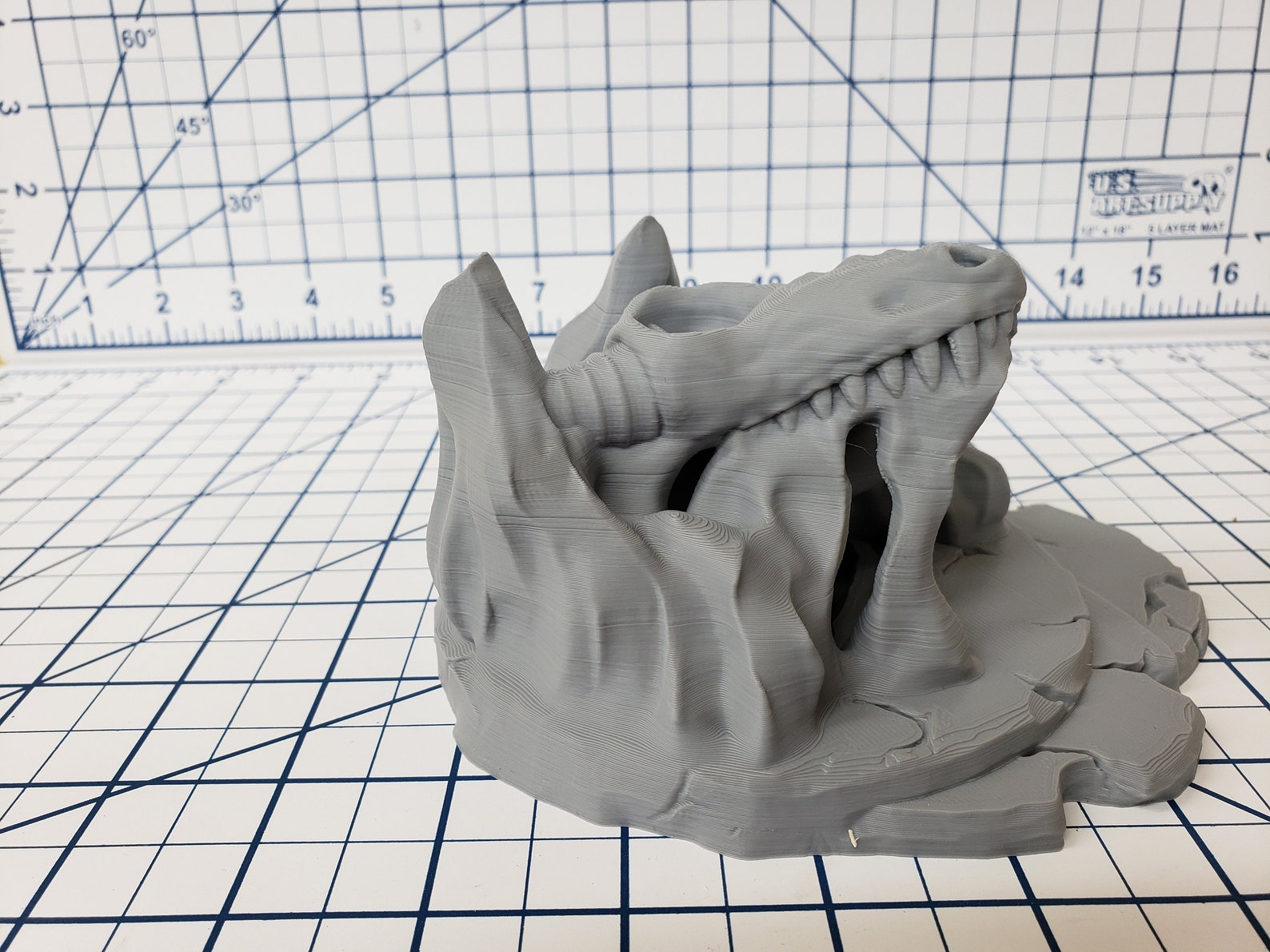 Openforge Icy Dragon Skull Cave Entrance Tabletop DND | Etsy