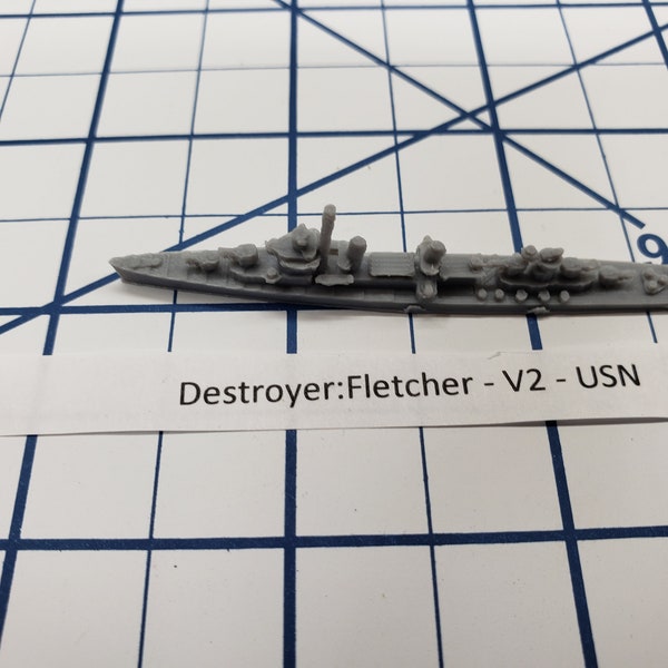 Fletcher Class Destroyer - Etsy