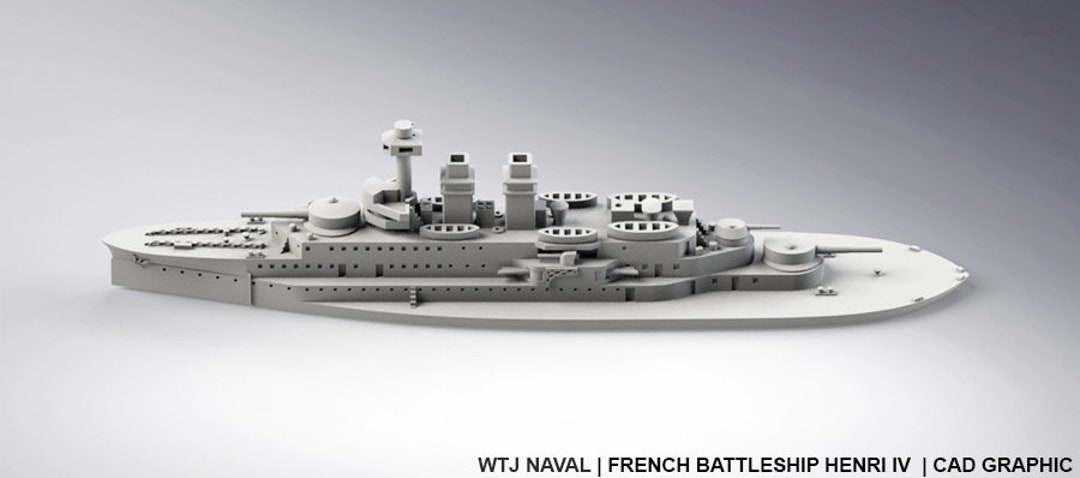 Henri IV - French Navy - Pre Dreadnought Era - Wargaming - Naval ...