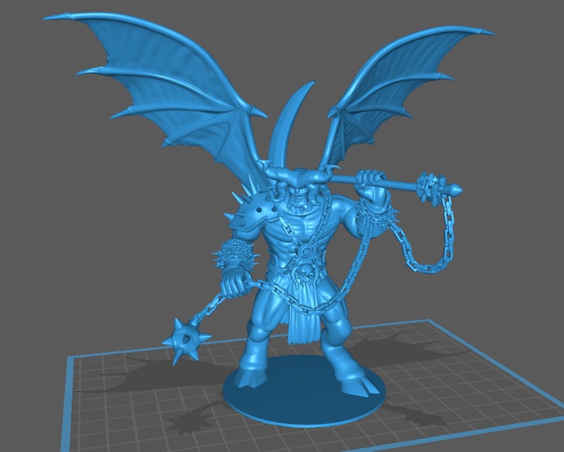 Demon Balor / Belaphoss Mini - DND - Pathfinder - Dungeons & Dragons ...