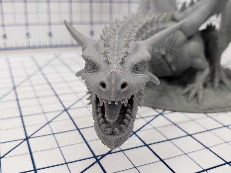 Great Dragon Miniature - DND - Pathfinder - RPG - Dungeon & Dragons ...