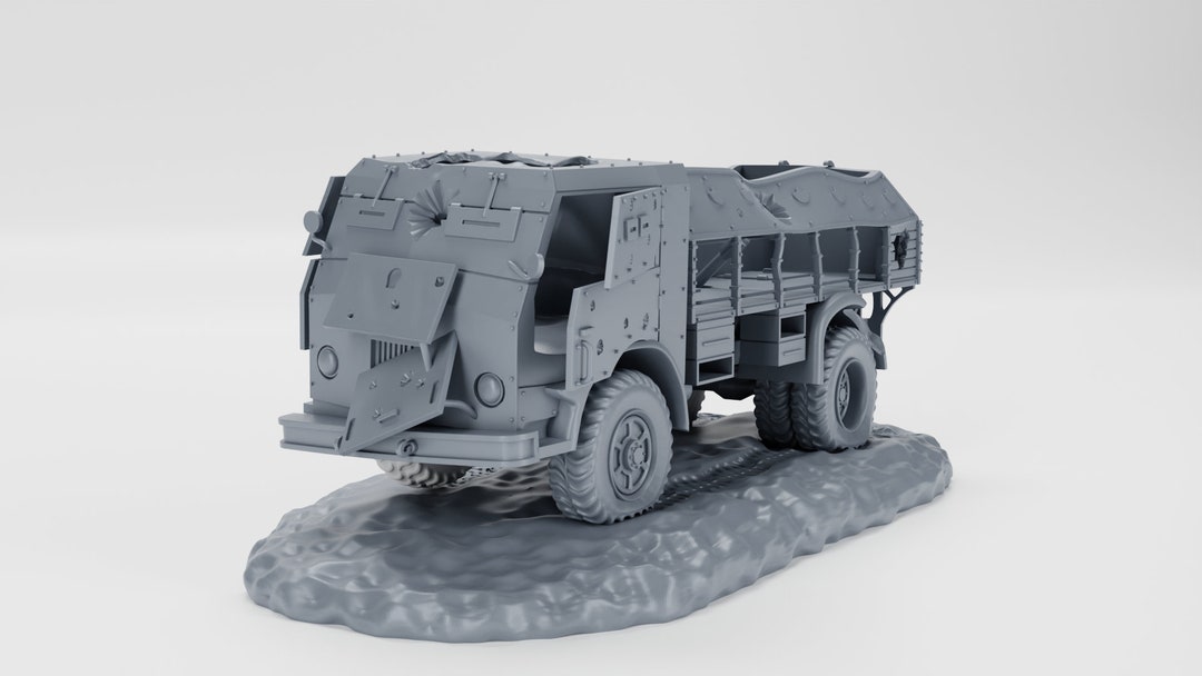 Destroyed FIAT 665NM Protetto Italian Army 28mm Scale - Etsy