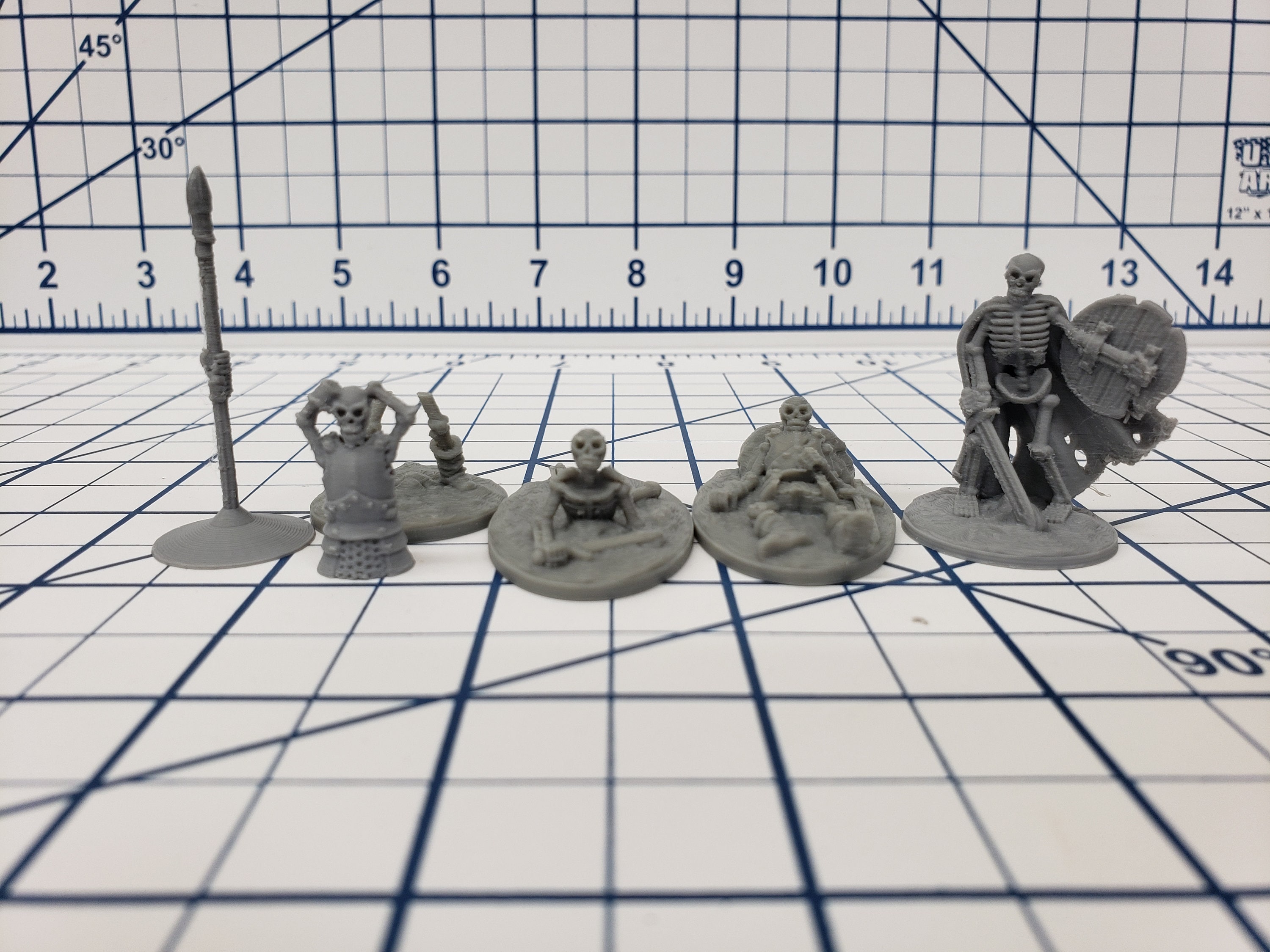 Skeleton Miniatures Sets DND Pathfinder RPG Dungeon & - Etsy