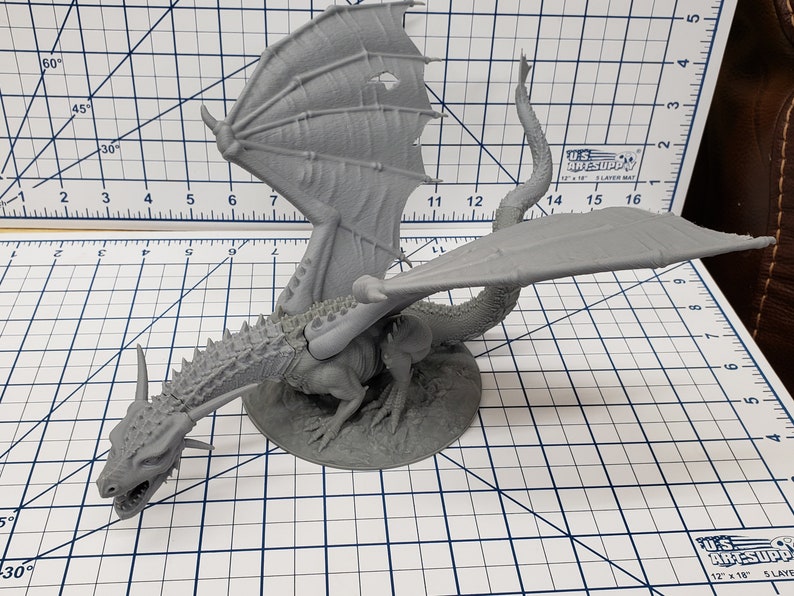 Great Dragon Miniature DND Pathfinder RPG Dungeon & - Etsy