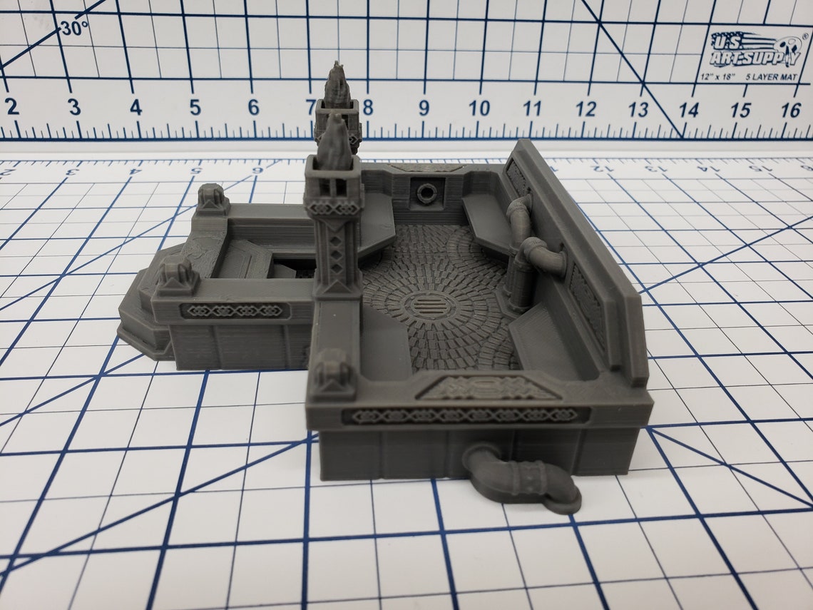 Dwarven Baths Openforge DND Pathfinder RPG Dungeon & | Etsy