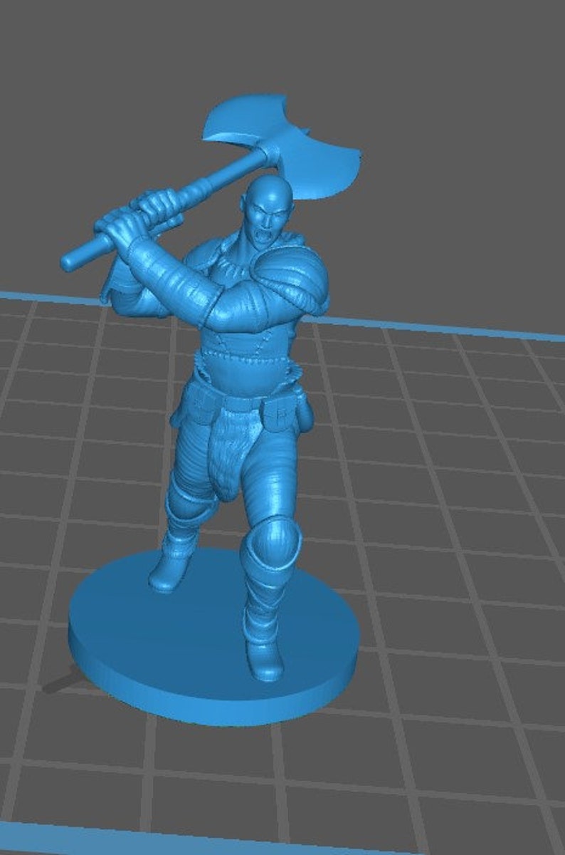 Goliath Barbarian Mini DND Pathfinder Dungeons & Dragons | Etsy