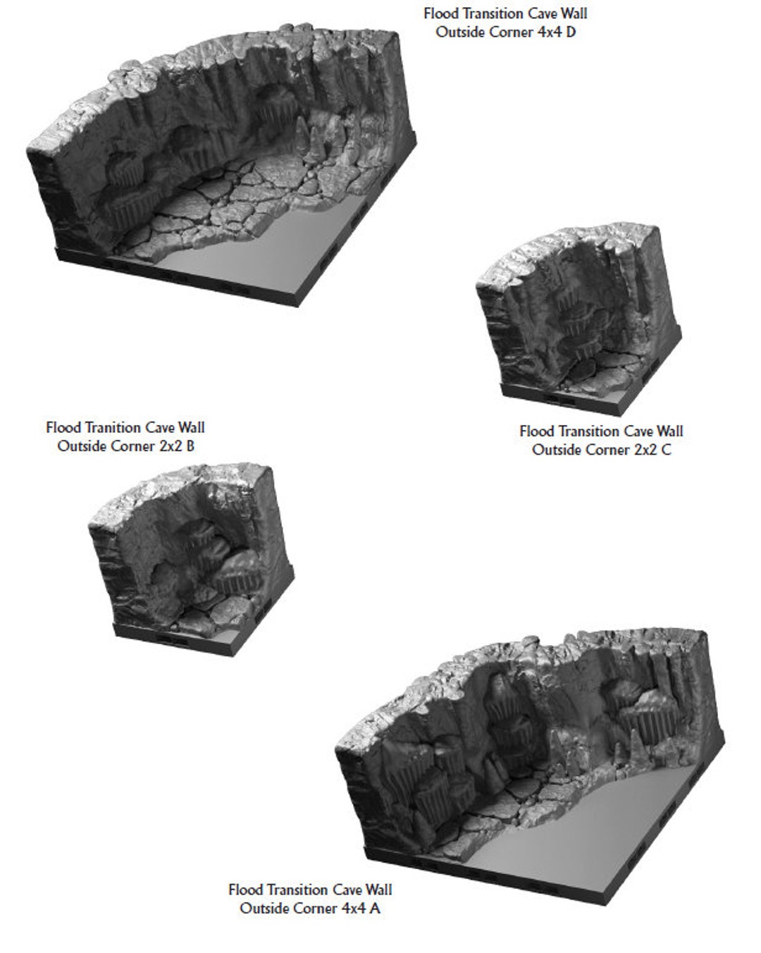 Flooding Cave Walls Outside Corners - 28 Mm / 1" - Dragonlock - DND ...