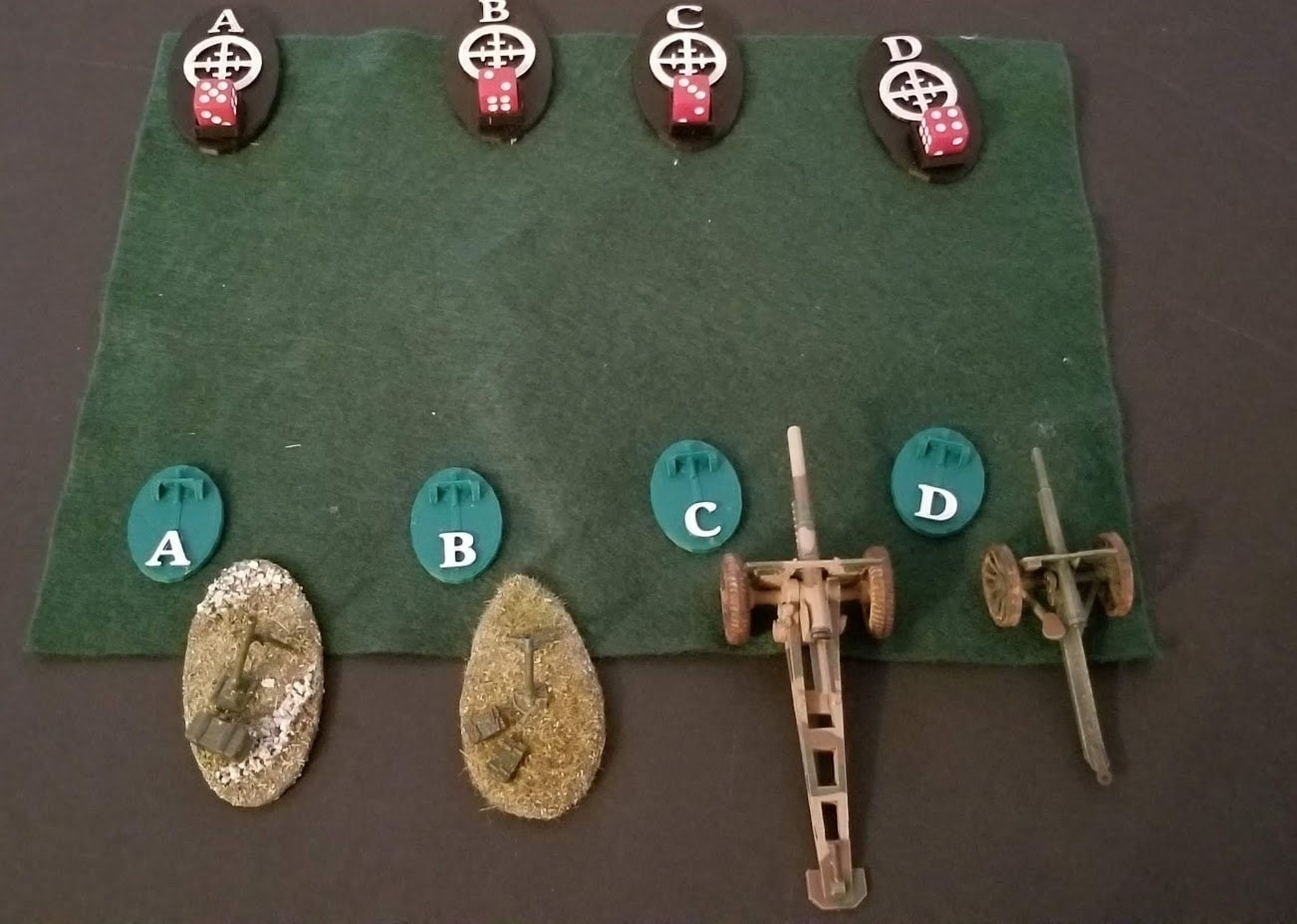 Artillery Target Markers Set War Games and Dioramas 28 Mm - Etsy