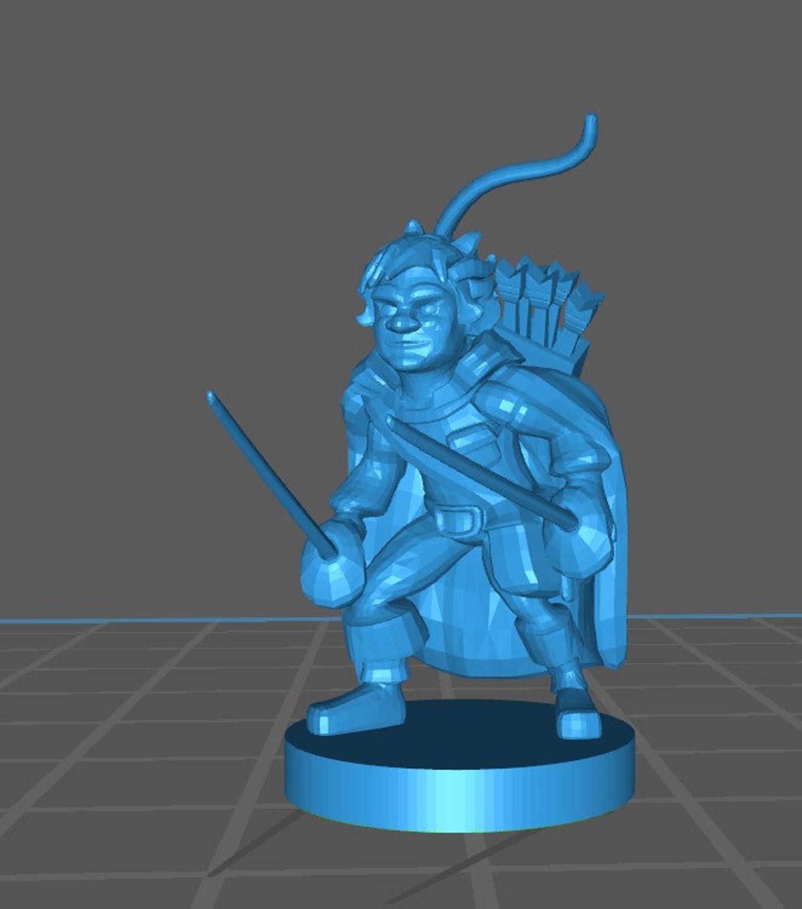 Gnome Ranger Mini - DND - Pathfinder - Dungeons & Dragons - RPG ...