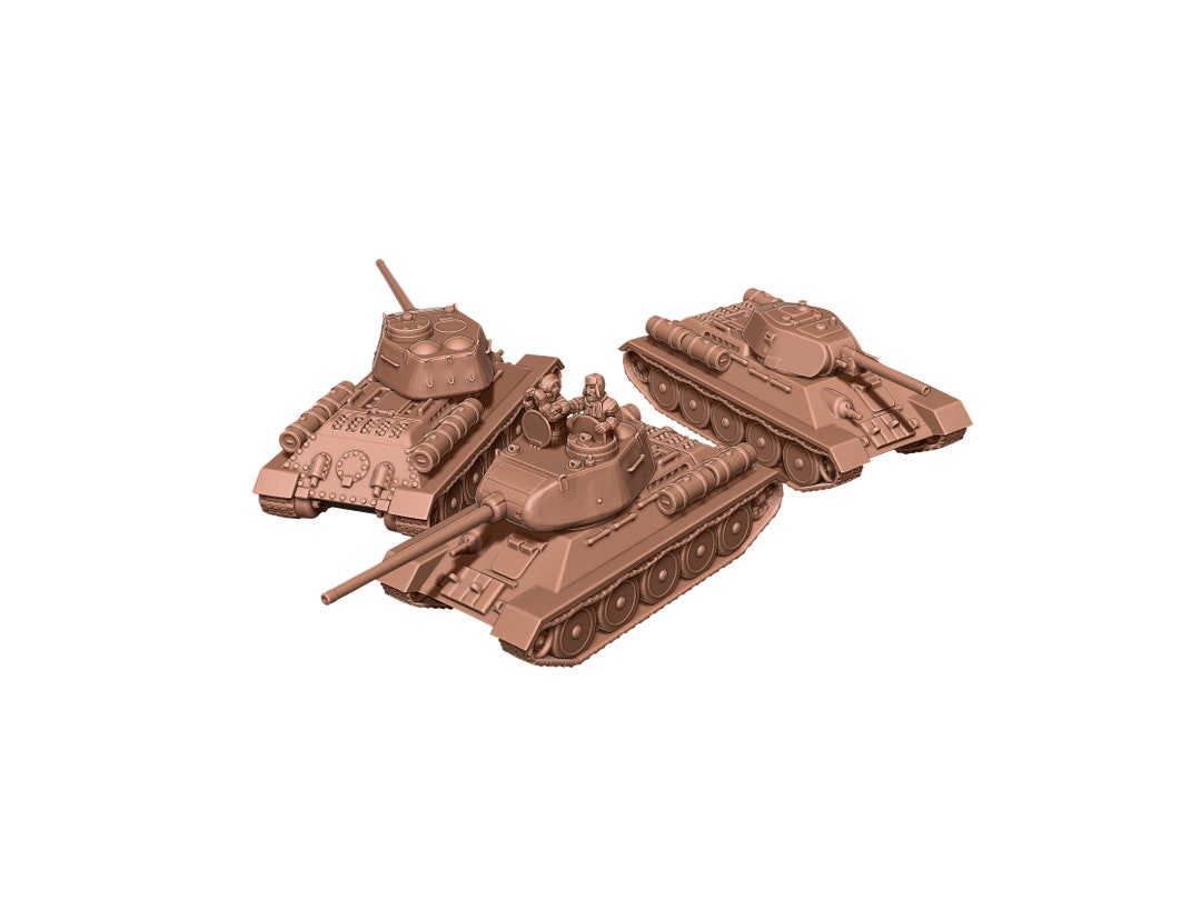 T-34 Medium Tank - Russian Army - Great for Table Top War Games and ...