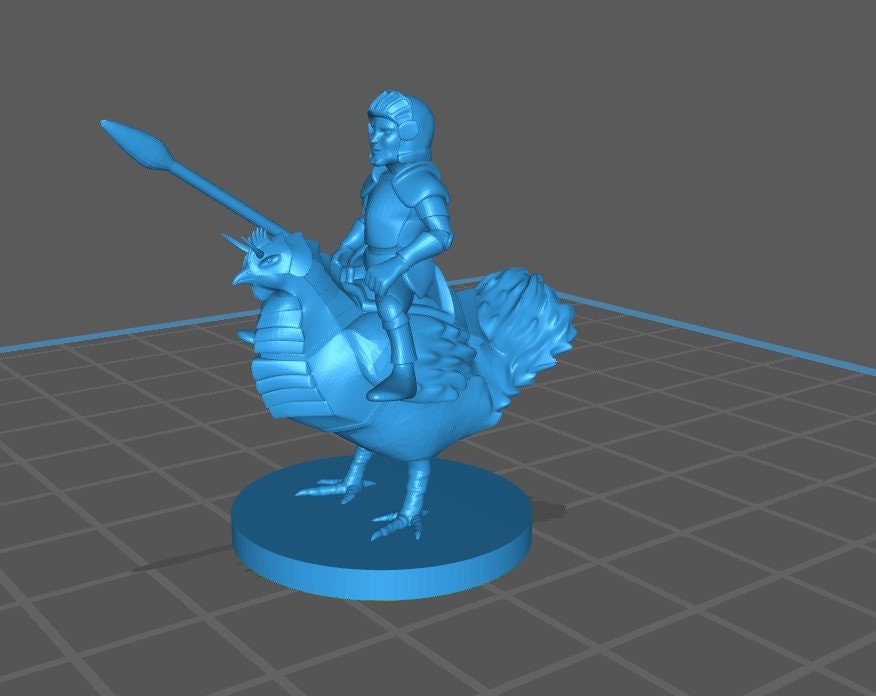 Halfling Cavalier Mini - DND - Pathfinder - Dungeons & Dragons - RPG ...