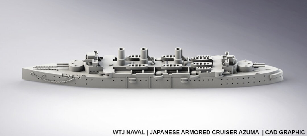 Azuma - Pre Dreadnought Era - Wargaming - Naval Miniature - Tabletop ...