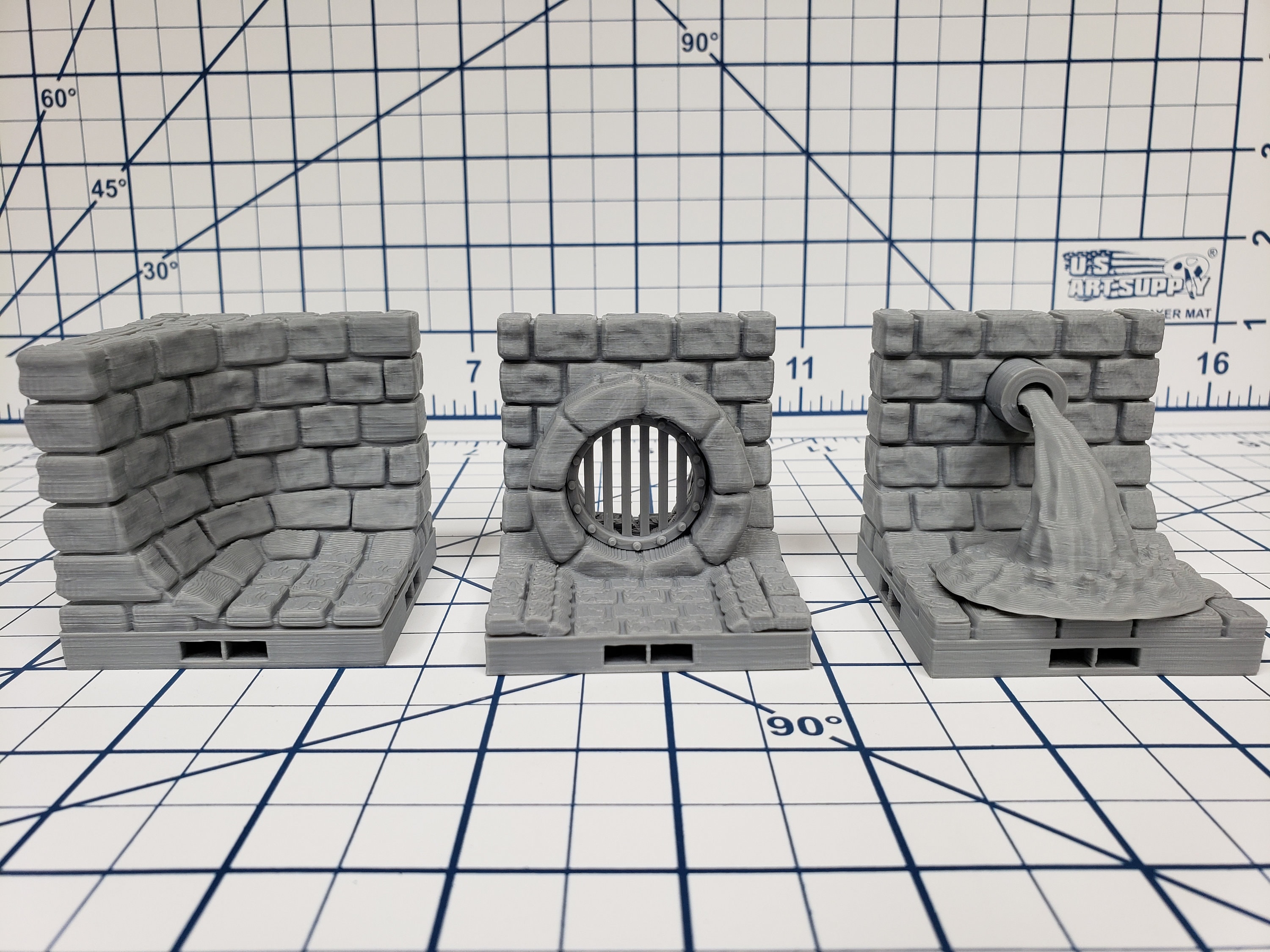 Sewer Tiles DragonLock DND Pathfinder RPG Dungeon & | Etsy